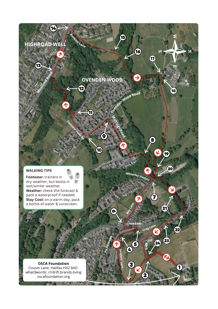 3-2-1 Walks Ovenden – Exploring Ovenden Wood – Calderdale Forum 50 Plus